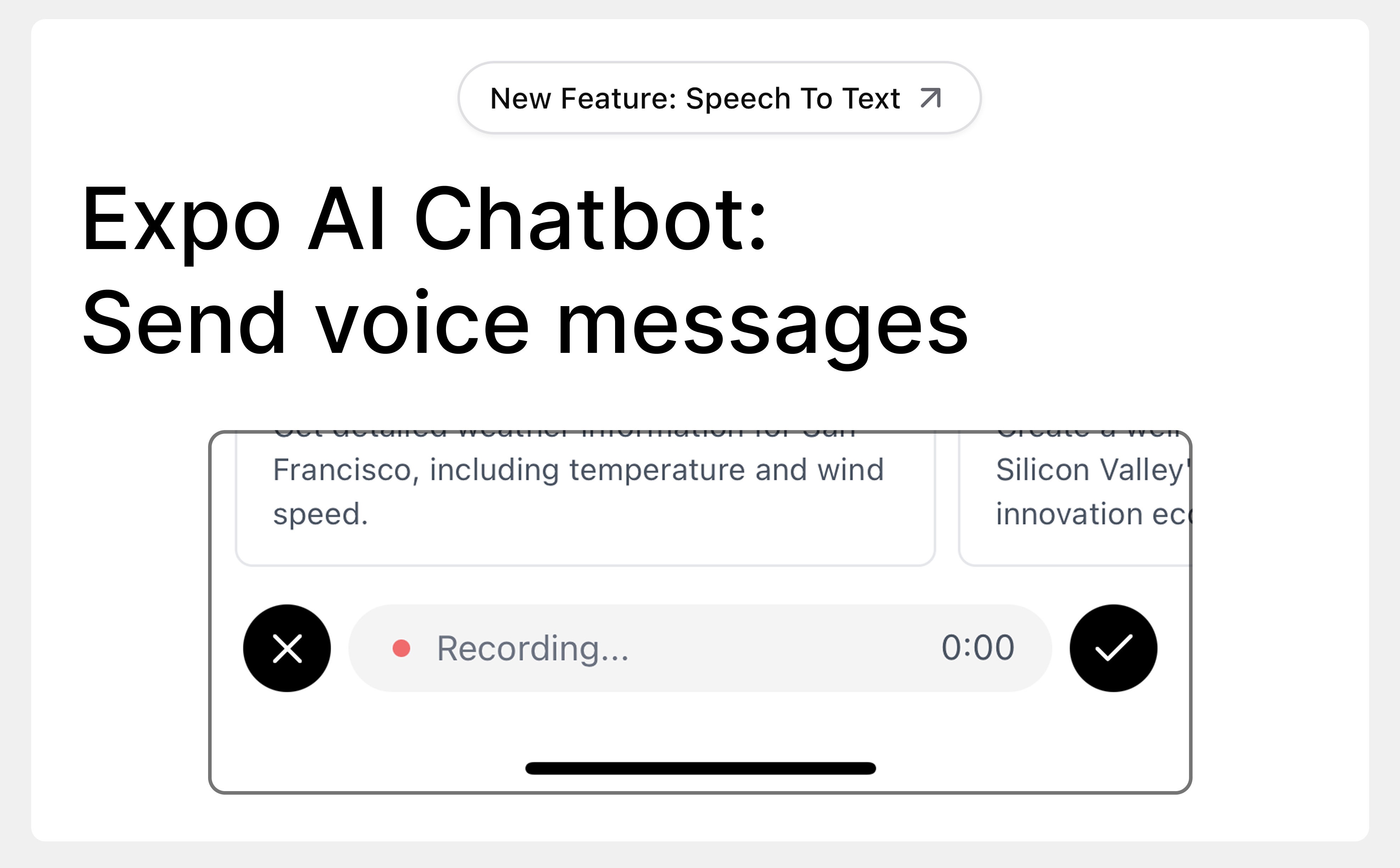 Expo AI Chatbot
